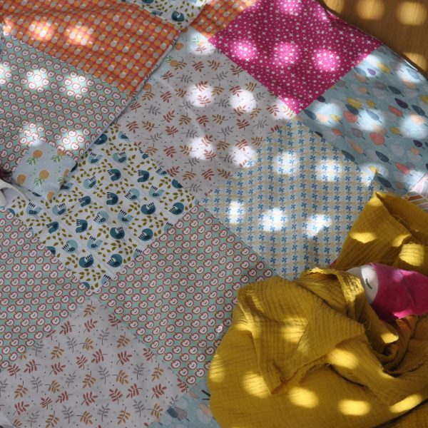 Patchwork prostirka za novi dječji kutak – 100 bofora